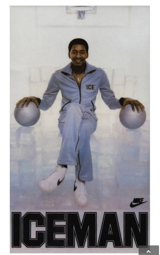 Vintage Iceman George Gervin Nike NBA Poster | eBay