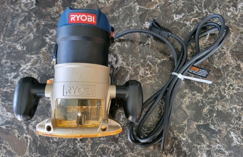 Ryobi R163 8.5 Amp Corded Electric Fixed Base Router w/ Case & 6 Irwin ...