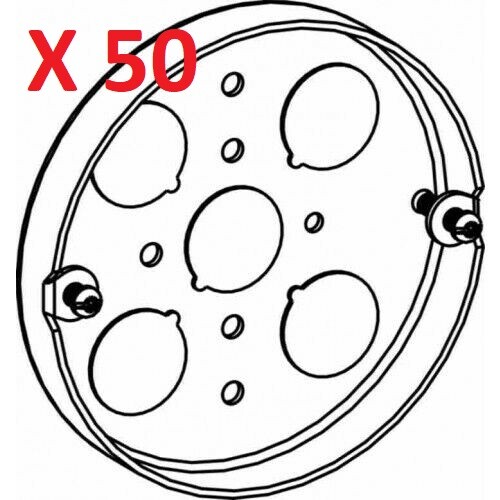 Orbit 4PB 4 Inch Pancake Box 1/2" Deep For Fixture Support 50 Lb ~ Qty ...