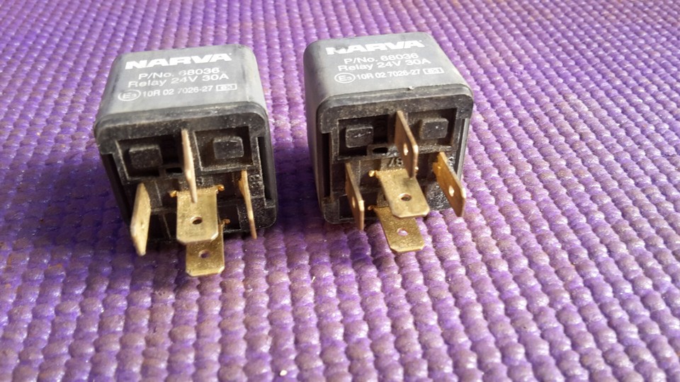 68036 Narva 24 Volt Normal Open Relay 5 Pin (2 PIECES) | eBay