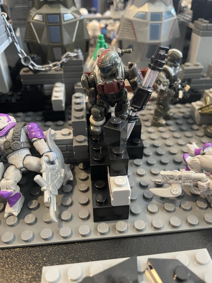 Halo ODST Alpha Nine mega construx complete set +Spartan CQB LISTING ...