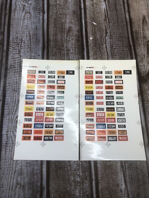 1/24 scale 1932 license plate decals for your r/c & Diecast Models | eBay