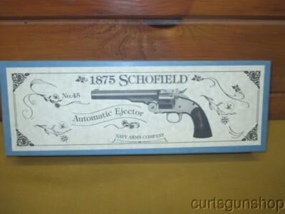 Navy Arms Company 1875 Schofield Revolver Box Only Blue No 2 | eBay