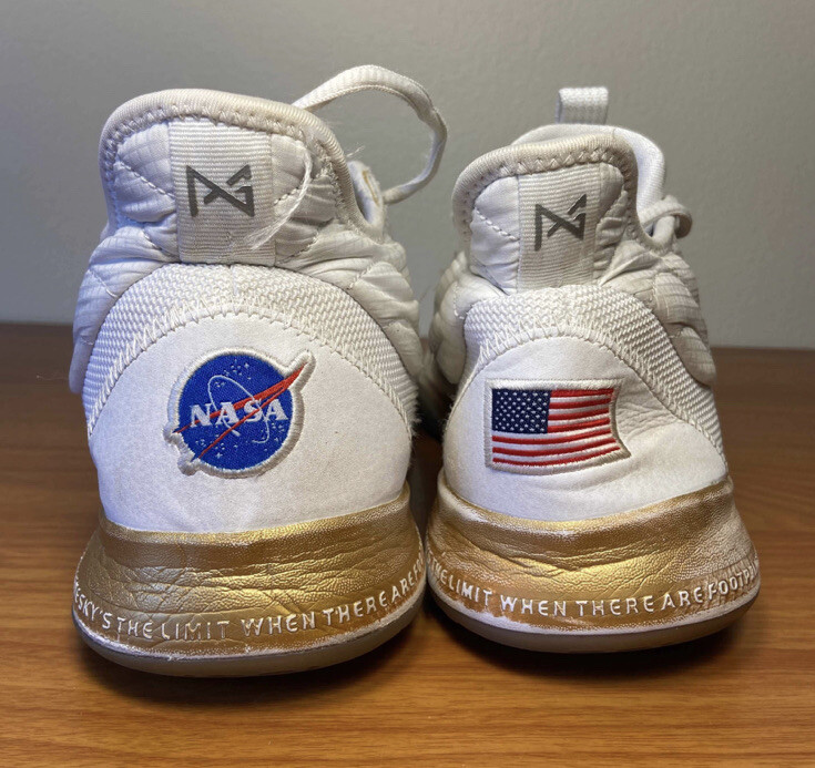 Nike PG 3 NASA Apollo Missions White Gold Size 11 Sneakers CI2666-100 ...