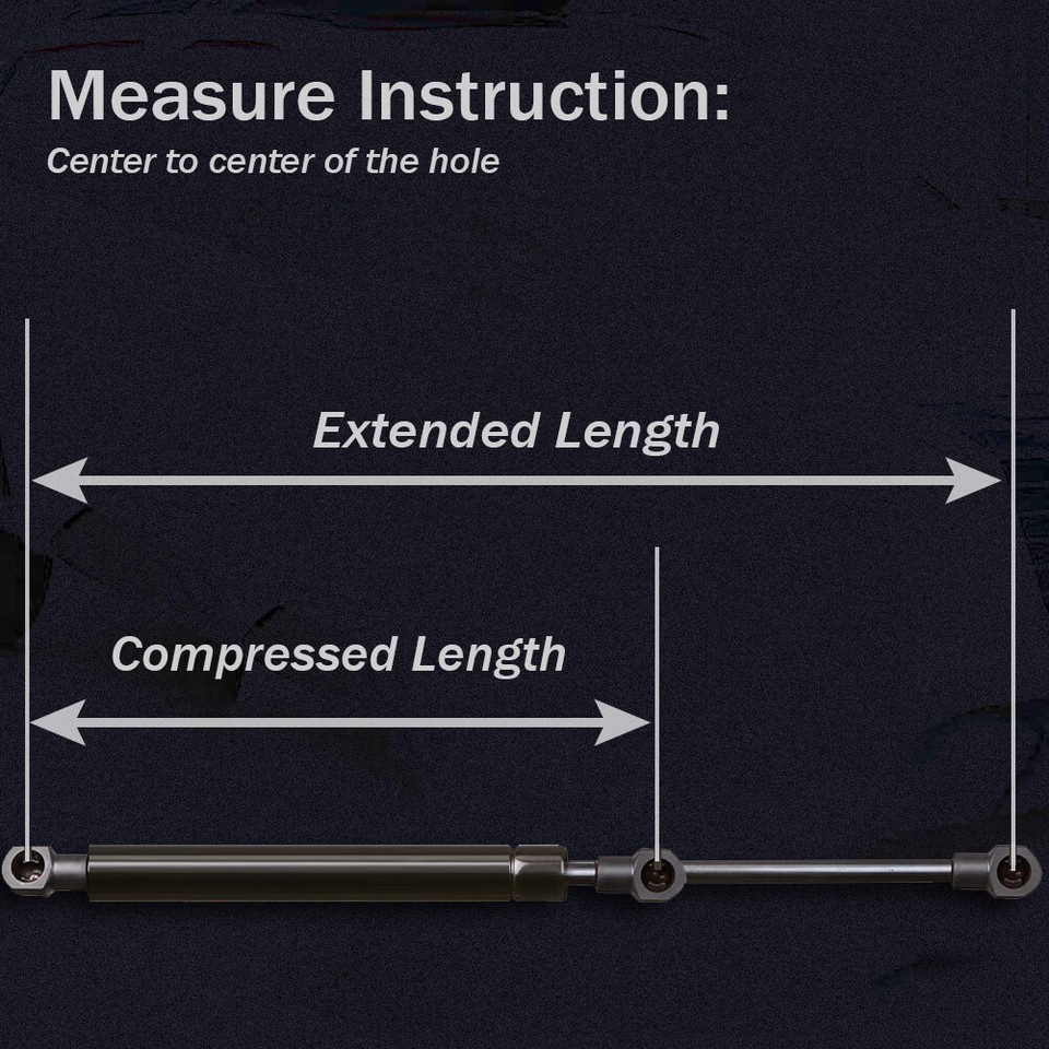 PAIR REAR TRUNK LIFT SUPPORTS SHOCK STRUTS FOR MERCEDES-BENZ R230 SL500 ...