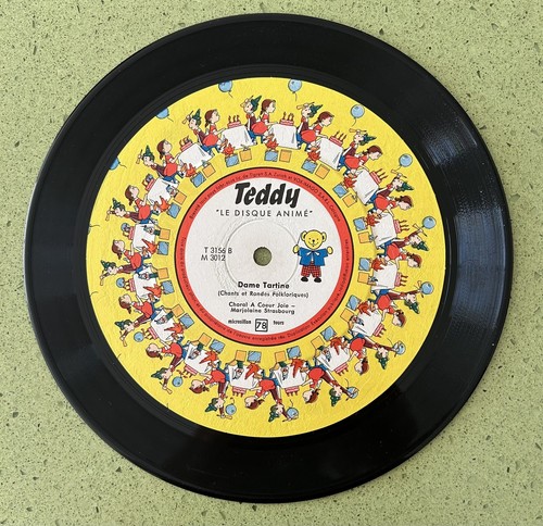 78 tours Teddy disque animé Dame Tartine Rat des villes des champs ...