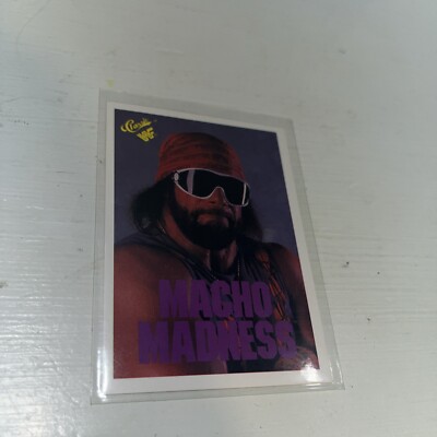 Macho Madness Macho Man Randy Savage 1990 Classic WWF #60 WCW WWE HOF ...