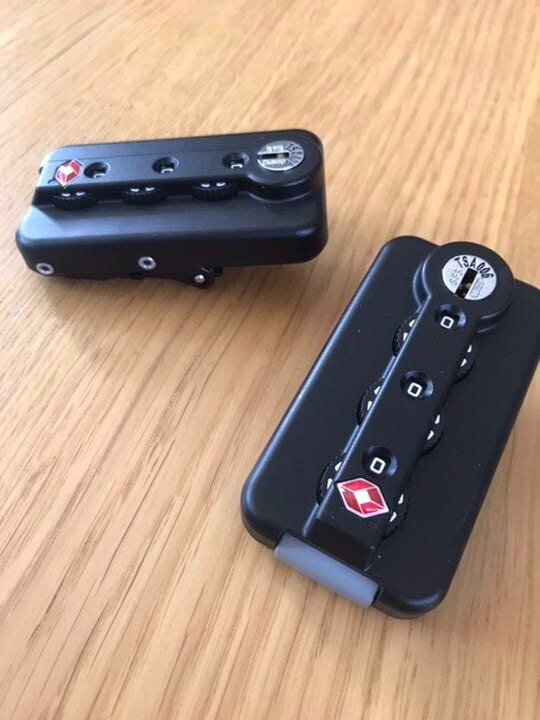 Rimowa Genuine Parts TSA006 Luggage Suitcase Dial Lock Set of 2 Black ...