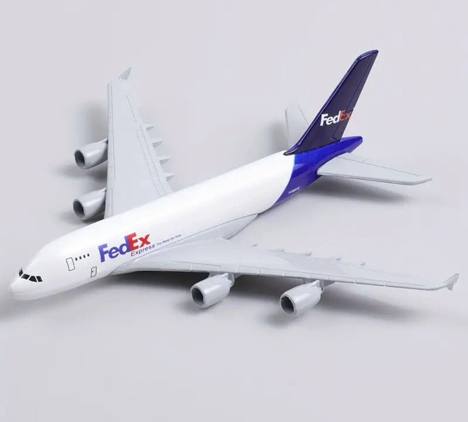1/400 Aircraft Diecast Alloy Metal Airplane Model for FedEx Cargo ...