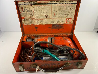Red Head Hammer Drill Metal Case Stud Anchor System Germany | eBay