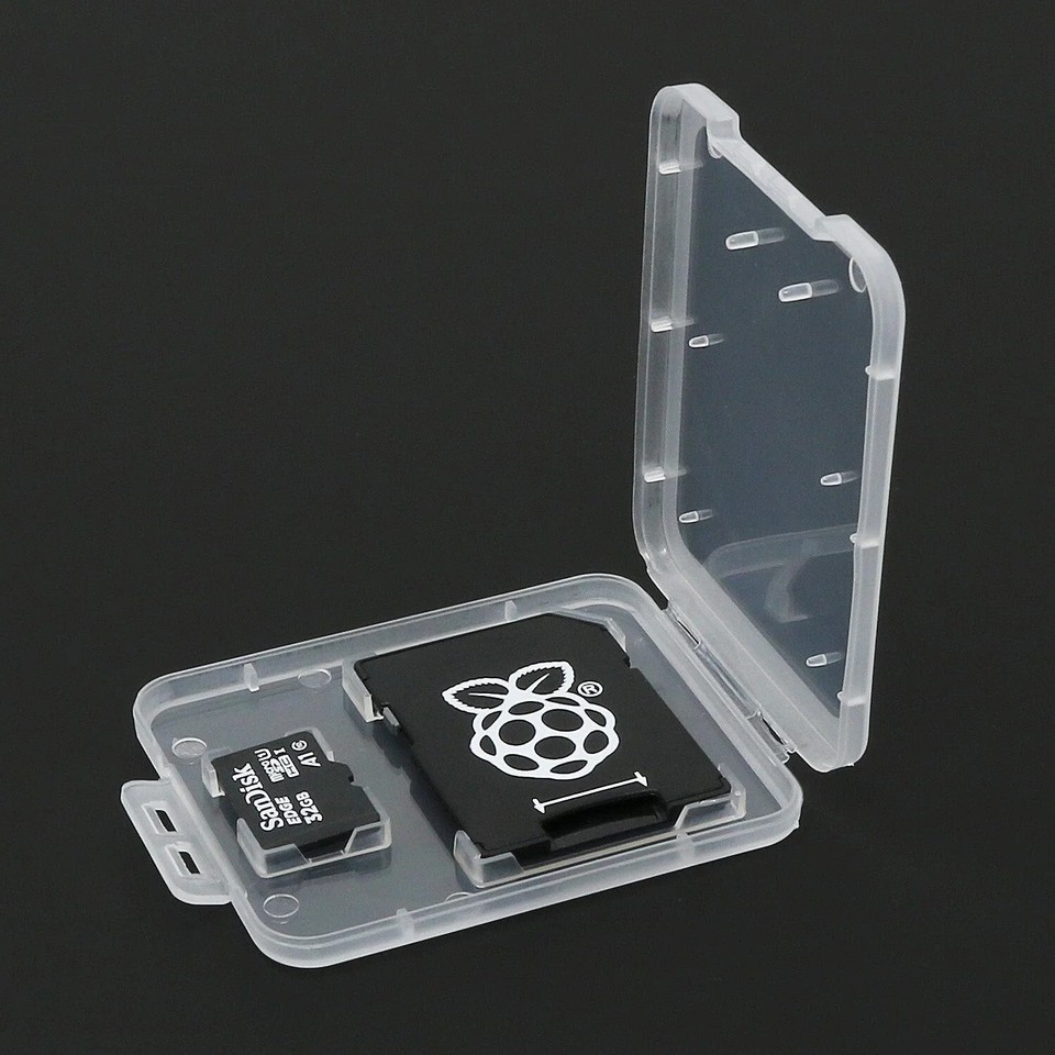 20Pcs Micro SD SDHC Memory Card Case Holder Storage Hard Plastic ...