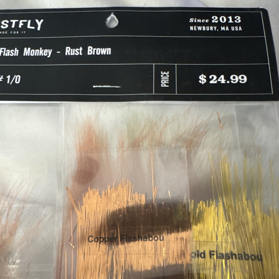 Fly Tying Kit -flash Monkey-Rust Brown | eBay