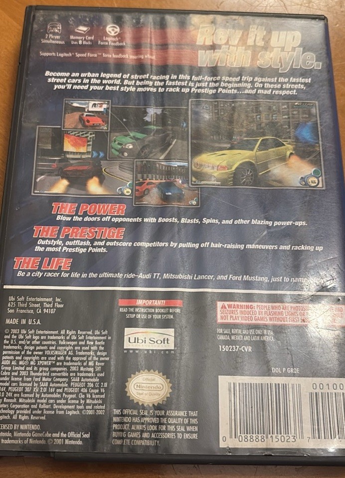 Nintendo GameCube Game City Racer Complete with Manual | eBay