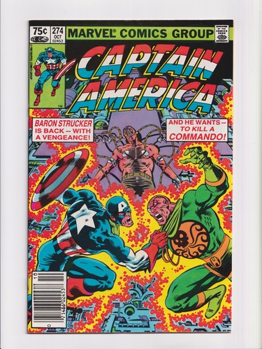 Captain America #274 Marvel Comics 1982 Canadian Newsstand Edition FN ...