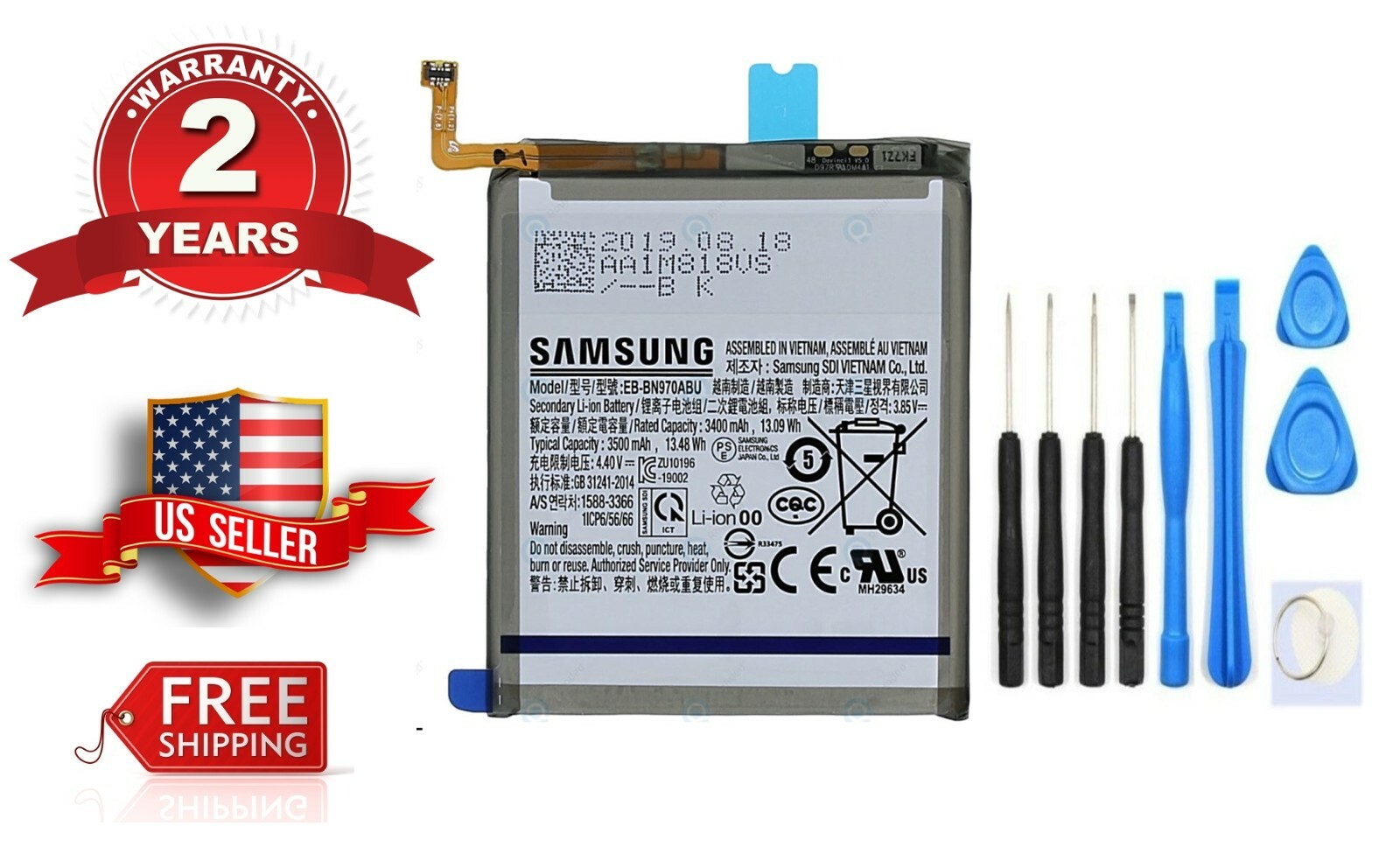 New OEM Samsung Galaxy S8 Plus S9 Plus S10 PLUS S20 S21 Note 20 Battery ...