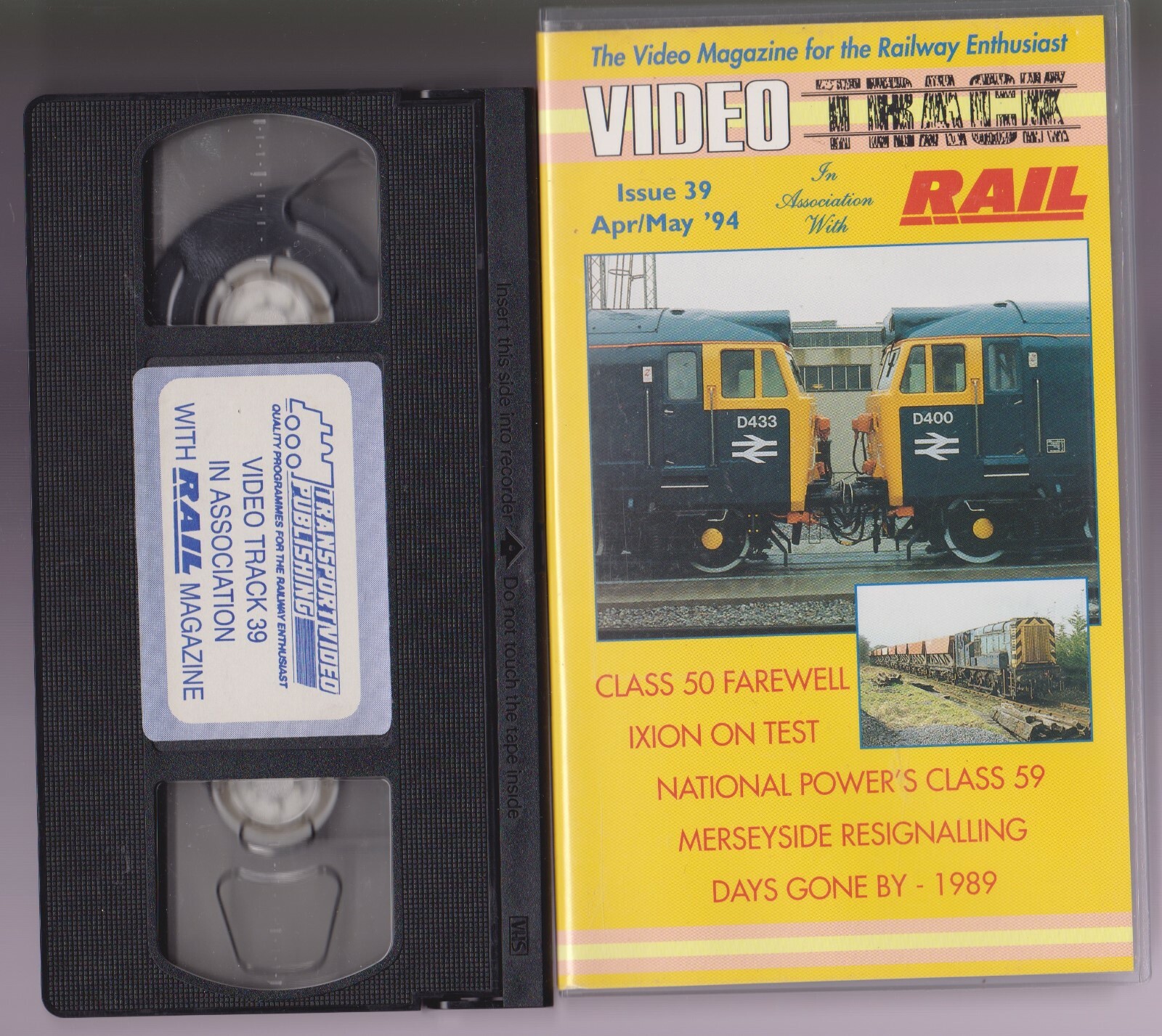 Video Track VHS Video Tapes - Various titles 9 to 107 ~ Railway Video ...