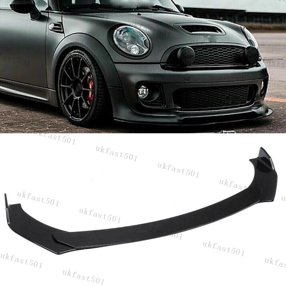 Front Bumper Lip Splitter Gloss Black For MINI COOPER R53 R56 R58 R60 ...