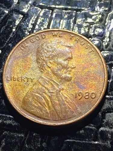 1980 Lincoln memorial Penny, NO mint mark. Rare coin cent 1c collectors ...