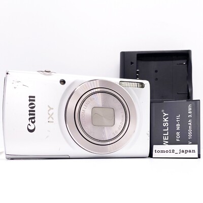 Canon IXY 180 Silver PowerShot ELPH 180 IXUS 175 20MP 8x Digital Camera ...