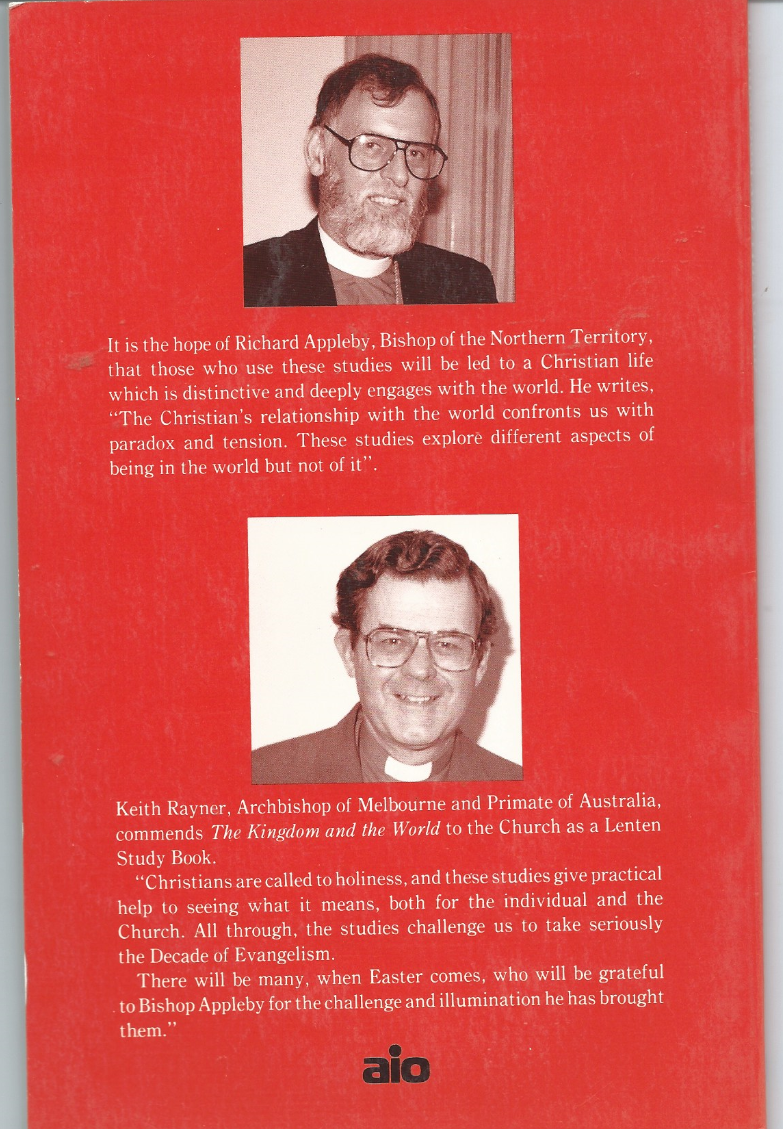 THE KINGDOM AND THE WORLD BY RICHARD APPLEBY SEE SCAN FOR DETAILS | eBay