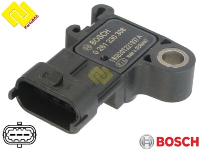 BOSCH 0261230308 INTAKE MANIFOLD PRESSURE SENSOR MAP 0261230264 ...