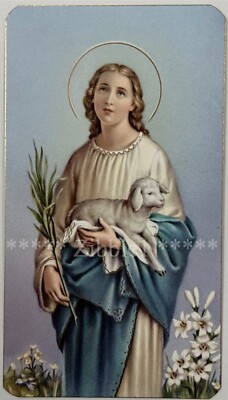 Holy Cards - St. Agnes