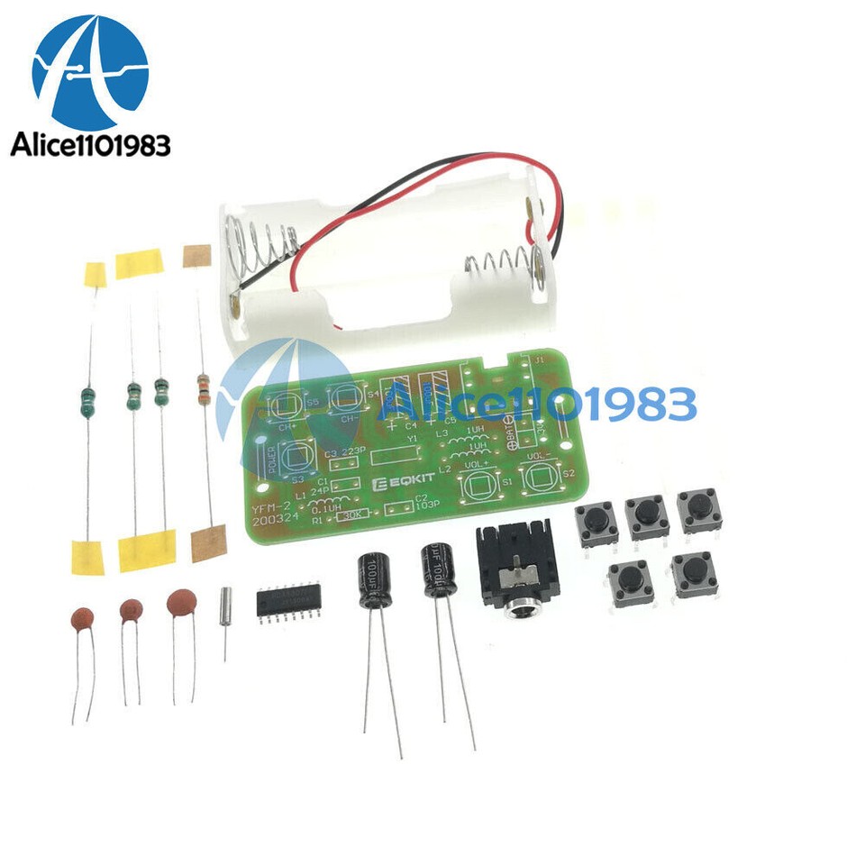 76-108MHz DC 2.7-3.3V DIY Radio FM Stereo Radio Kits Radio Practice DIY | eBay