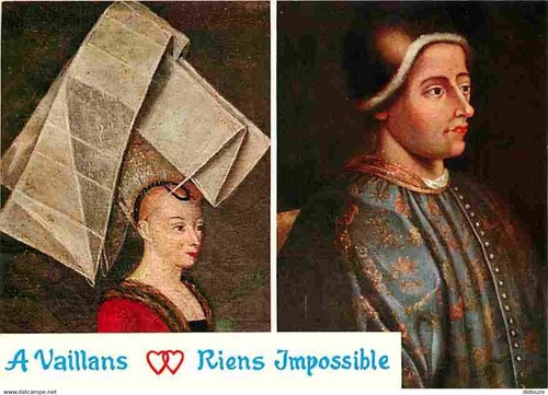 Histoire - Bourges - Jacques Coeur grand argentier de Charles VII et sa femme - | eBay