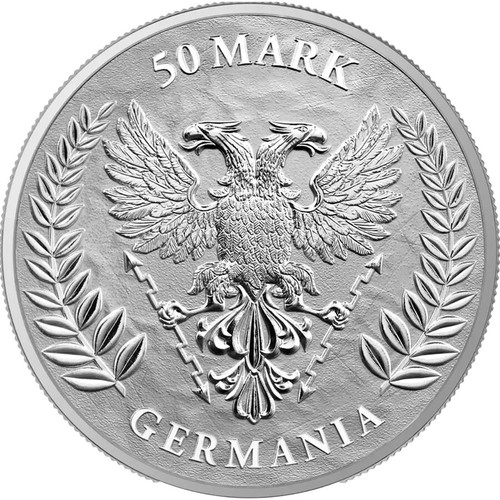 GERMANIA 2023 50 Mark 10 oz Pure Silver Brilliant Uncirculated Round ...