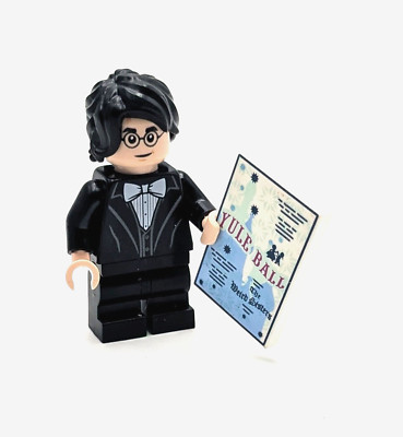 LEGO Minifigure HARRY POTTER with Yule Ball Poster Goblet of Fire 75981 ...
