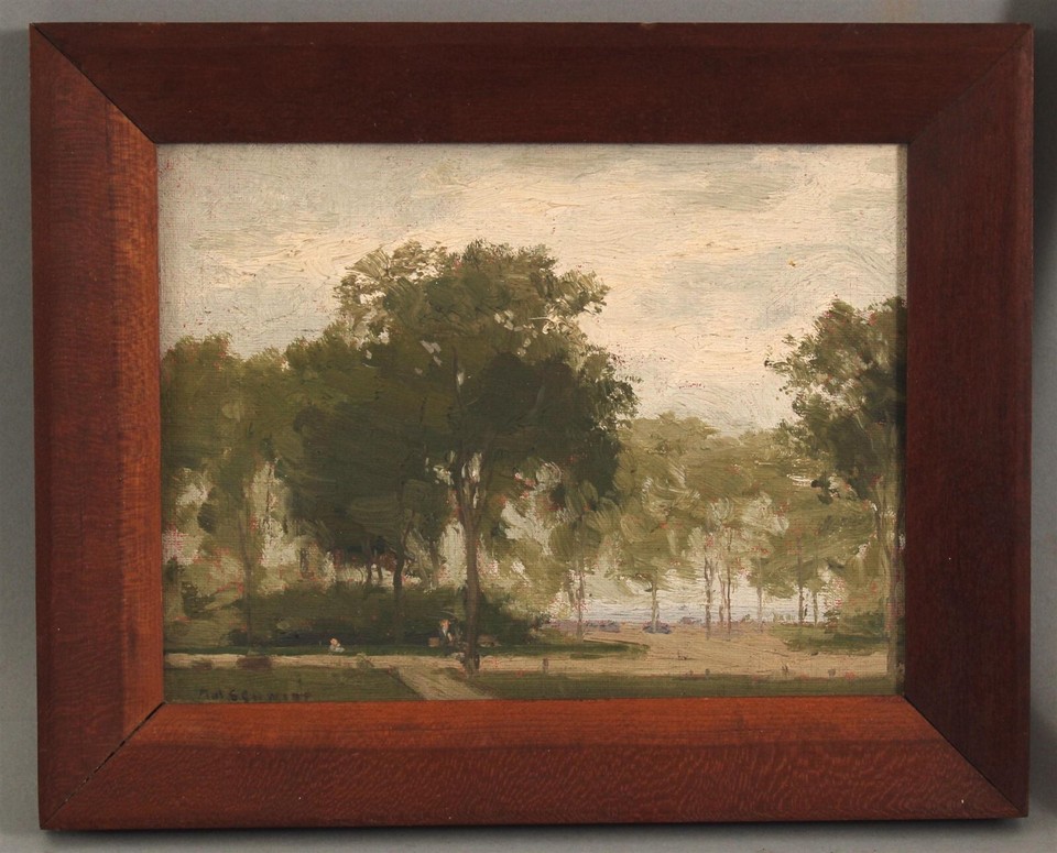 Small ALBERT HERMAN SCHMIDT Impressionist New Mexico Western Landscape ...