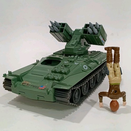 Vintage 1983 GI Joe Wolverine Armored Missile Vehicle & Cover Girl ...