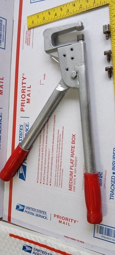 ATI HAND RIVET SQUEEZER 1" WITH 5 SETS AIRCRAFT AVIATION RV4-6-8 MADE ...