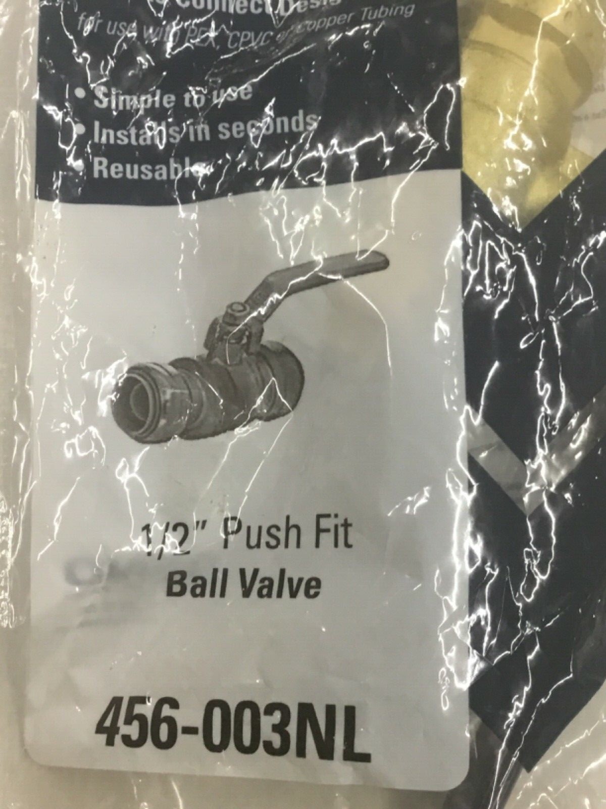 1/2" LEGEND INSTA-LOC II PUSH FIT BALL VALVE 456-003NL for sale online ...