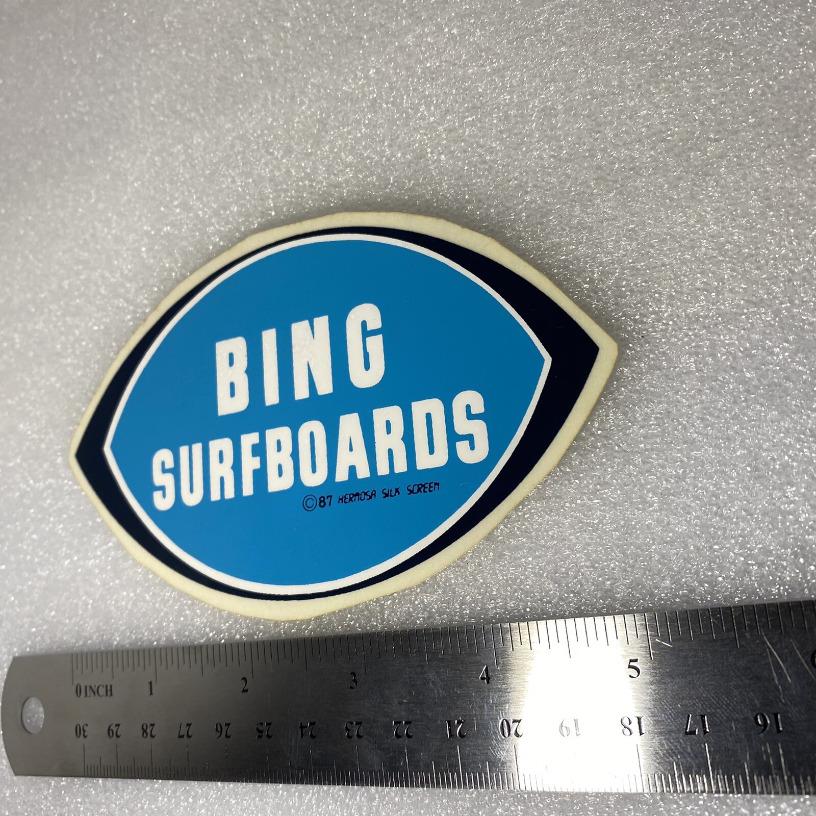 87 Hermosa Silk Screen Surf Stickers BING Greg Knoll Surfboards Velzy ...