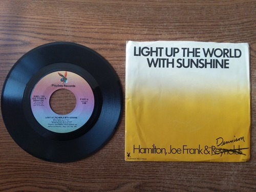 1976 EXCELLENT+HAMILTON, Joe Frank & Dennison Light Up The World With ...