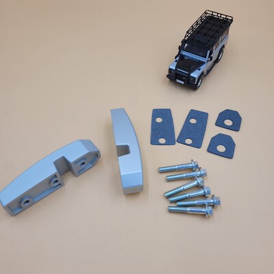 LR DEFENDER 90 110 WINDSHIELD WINDSCREEN BULKHEAD BRACKETS HINGE KIT ...