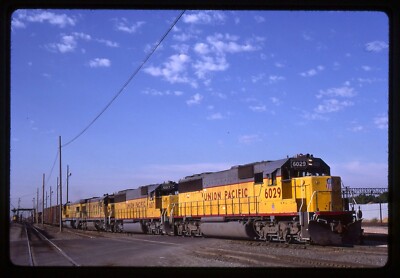 Railroad Slide - Union Pacific #6029 Locomotive 1987 Vintage Freight ...