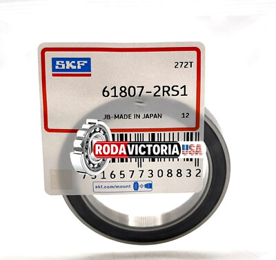 SKF JAPAN 61807-2RS1 DEEP GROOVE BALL BEARING 35x47x7 mm 6807-2RS ...