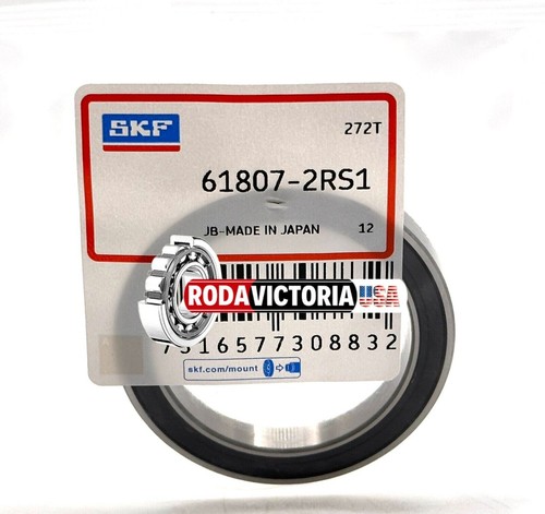 SKF JAPAN 61807-2RS1 DEEP GROOVE BALL BEARING 35x47x7 mm 6807-2RS ...