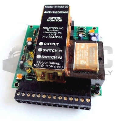 NOLATRON 4470M-02 ANTI-TIE DOWN SWITCH MONITOR 10A 115V | eBay