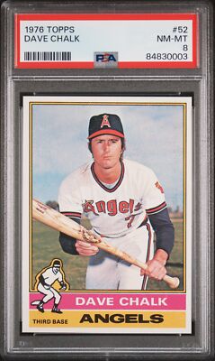 Dave Chalk PSA 8 | 1976 Topps #52 | eBay