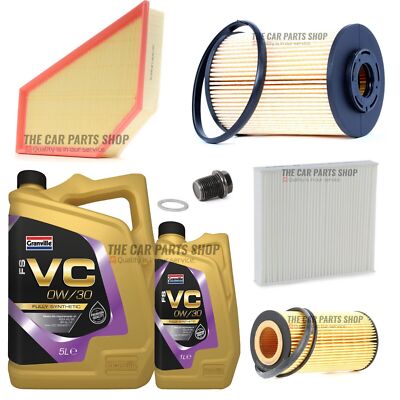 FOR VOLVO V40 D3 2.0 R-DESIGN MK3 SERVICE KIT WITH ALL 4 FILTERS & 0W30 ...