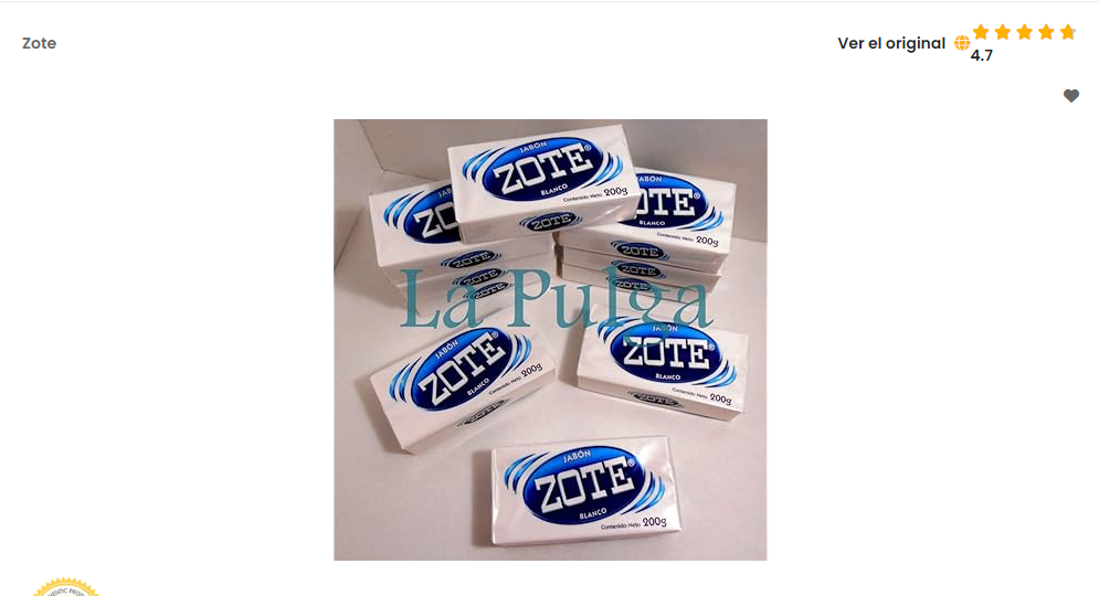 ZOTE Laundry Soap Washing Clothes 7oz Bars. Home Detergent Jabon Blanco ...