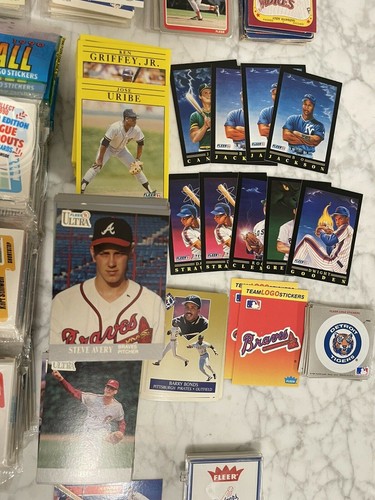HUGE RARE LOT 1900+ Fleer Baseball Cards 1981-2004 Rookies, Error ...
