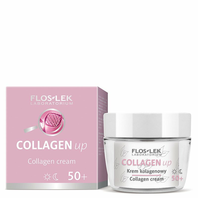 FLOS LEK Laboratorium Collagen Up Cream 50+ 1.7 fl oz Wrinkle Reducer ...