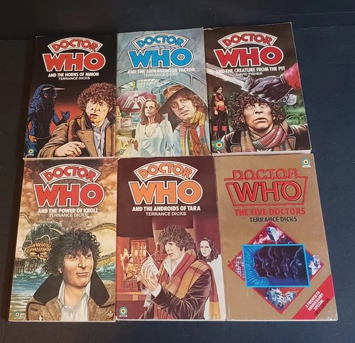 6 Target Doctor Who PBs -All 1st Editions- Tom Baker 4th Doctor + The 5 ...