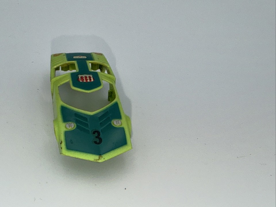 Aurora T-jet Slot Car Body Only Lime Green Twinmill " Too Much" HO ...