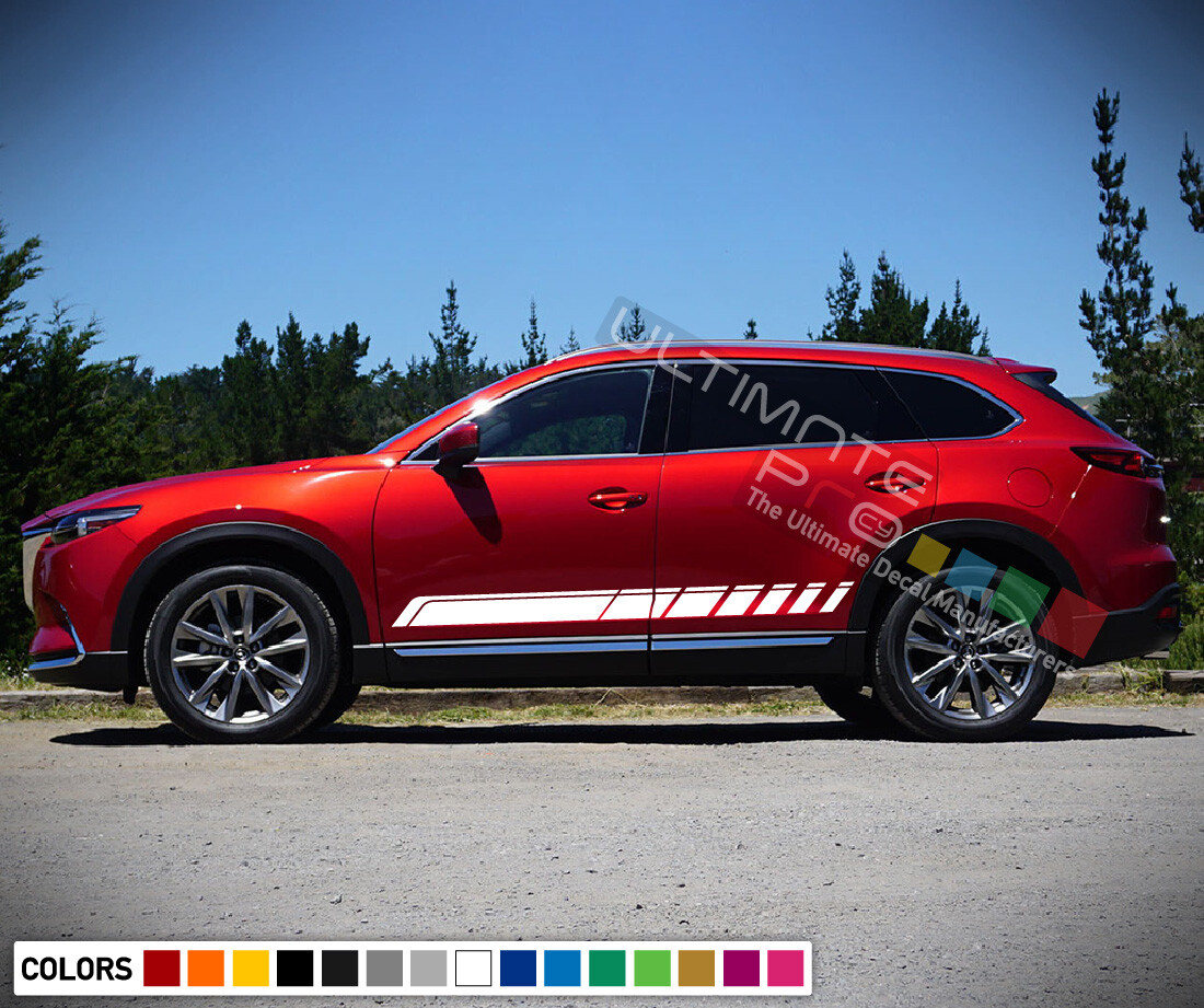 Decal sticker Stripe kit set For Mazda CX-9 body kit xenon clear ...