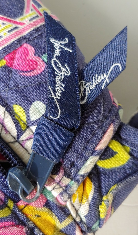 Vera Bradley Ribbons Crossbody Flap Purse (13.25" x 9" x 3.25") Wear on ...